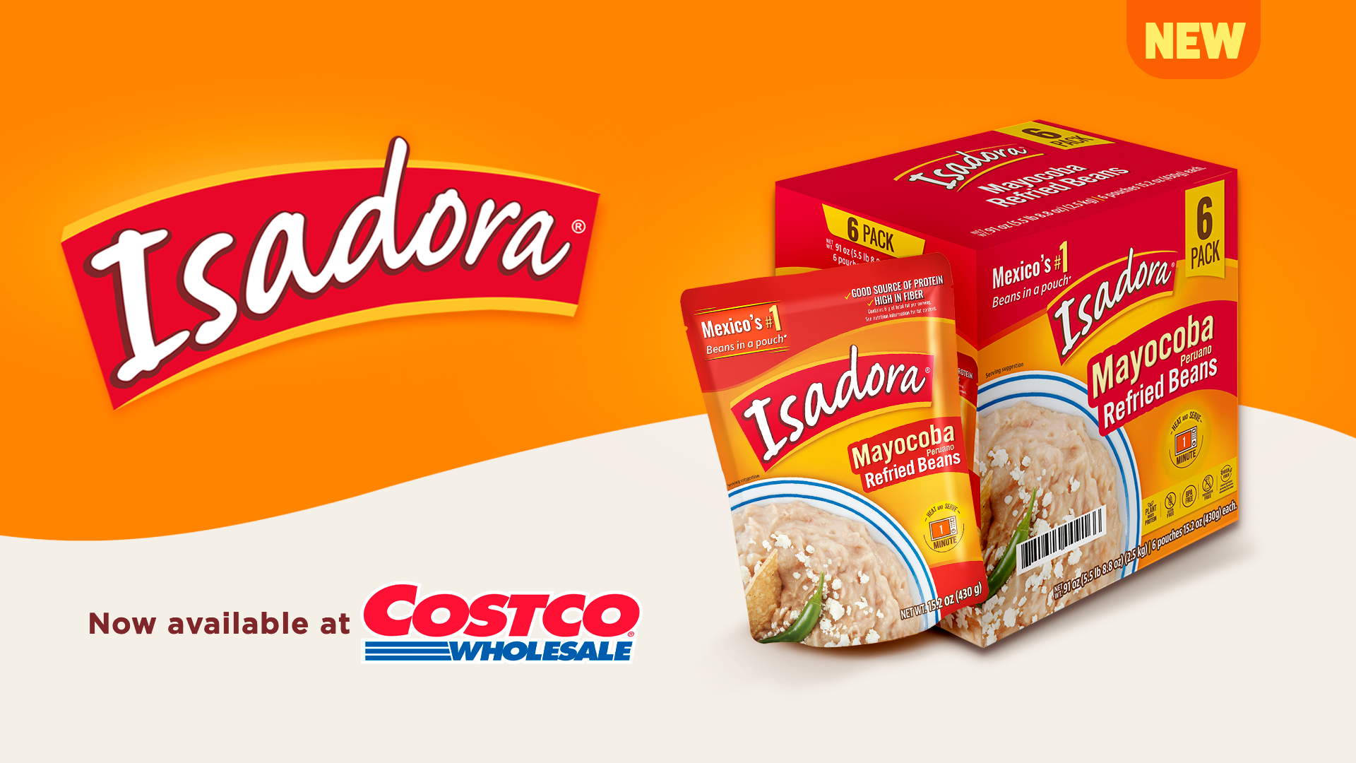 Isadora Beans | Mexico’s #1 Refried Beans in a Pouch